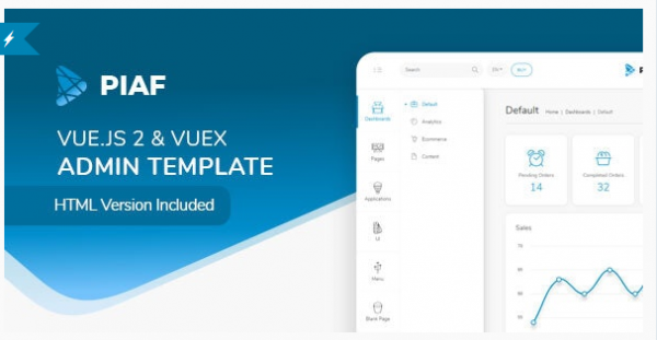 قالب وردپرس Piaf Vuejs - پازل