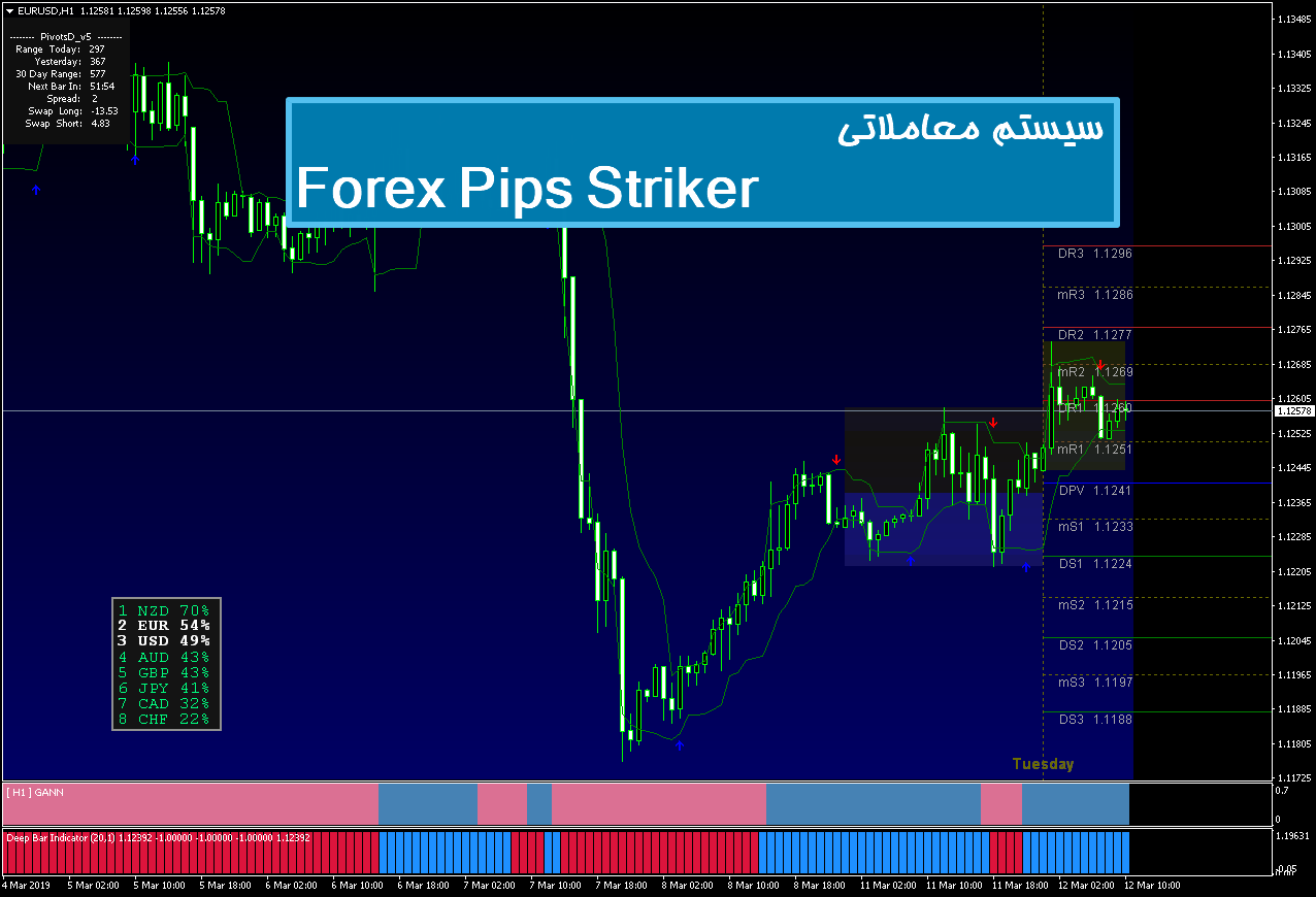سیستم معاملاتی Forex Pips Striker - پازل