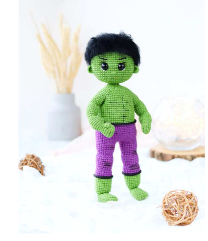 الگو عروسک های بافتنی شماره 0716 - پازل