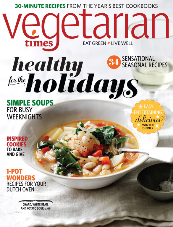مجله آشپزی Vegetarian Times December 2014 USA - پازل